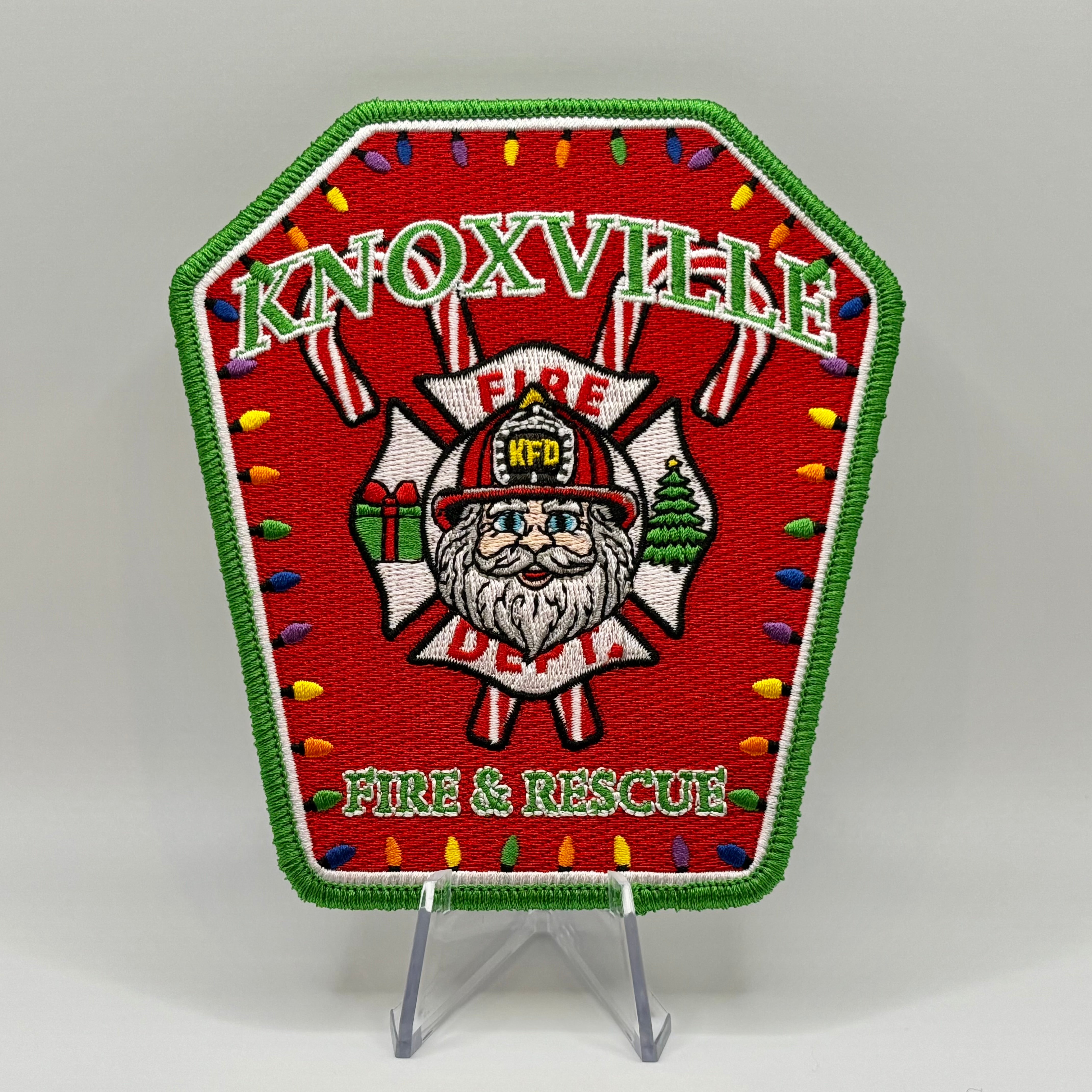 Knoxville, IA Fire Department Christmas Patch – Valor Design Labs